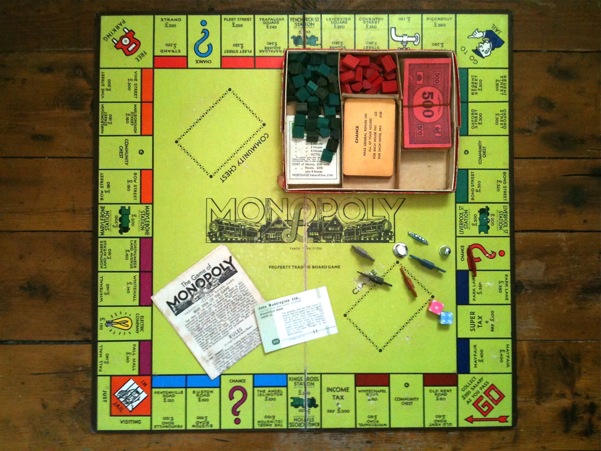 Vintage English Monopoly Game on Luulla